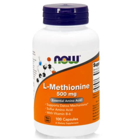 Л-МЕТИОНИН / L-METHIONINE 500 МГ - 100 КАПСУЛИ - Аптека Детелина