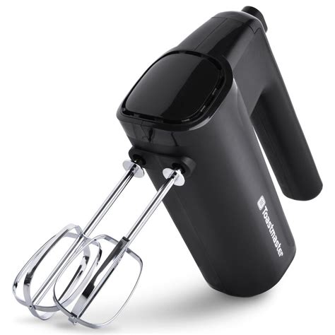 Toastmaster 5 Speed Hand Mixer In Black And Chrome