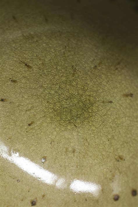 Angular Bowl Mossy Green Bowl With Hammer Scale Inclusions 3