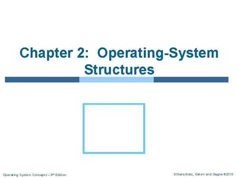 Chapter 2 Operatingsystem Structures Operating System Concepts 9