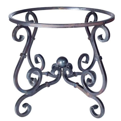 Wrought Iron Table Bases Table Base 301 Uilani 28h Metal Heavy Duty