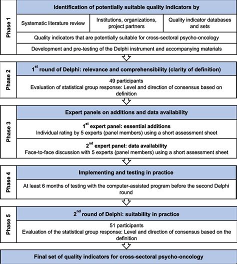 Modified Process Of Developing Quality Indicators For Cross Sectoral Download Scientific