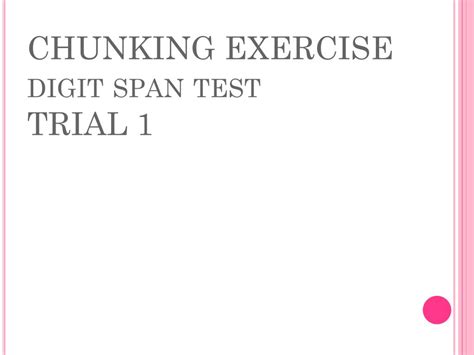 Hypothesis Of A Digit Span Memory Test Drygulf