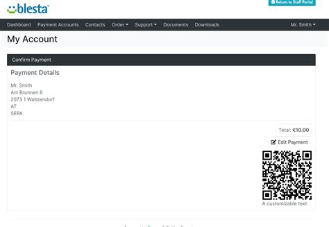 Sepa Qr Code Gateway For Blesta Deploymentcode