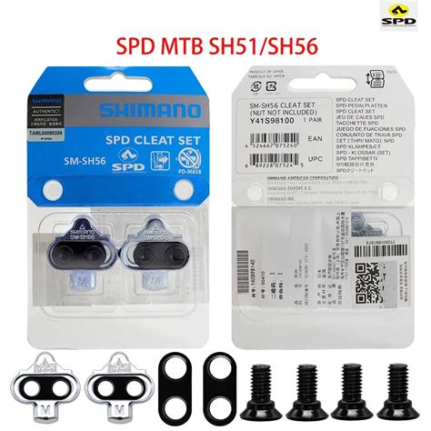Шипы для педалей Shimano SPD SM-SH56 черные/серебристые | AliExpress