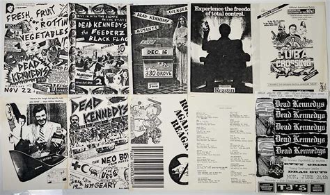 Lot 387 Punk Hardcore Original Dead Kennedys