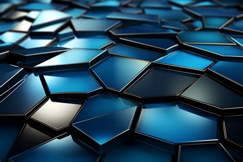 Hexagonal Structure 3d Illustration Graphic By Saydurf · Creative Fabrica