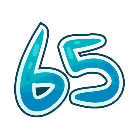 Illustration Of Number 65 50380552 Vector Art At Vecteezy