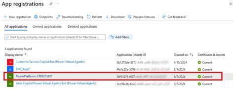 create a service principal with power platform cli dynamics chronicles