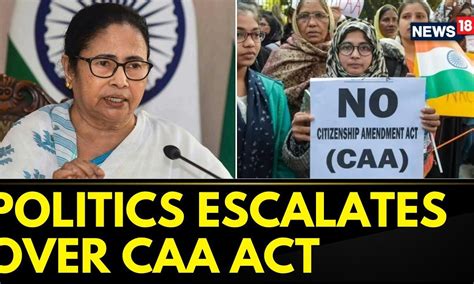 Caa News Politics Escalated A Day After The Notified Rules For