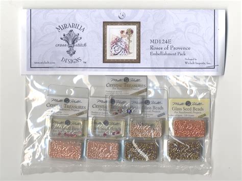 Mirabilia Embellishment Pack Roses Of Provence Crossstitchworld