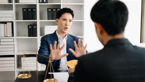 Premium Photo Lawyer Refusing Bribe Money In The Envelop From Asian
