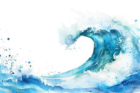 Wave Border Water Outdoors Tsunami Free Photo Illustration Rawpixel