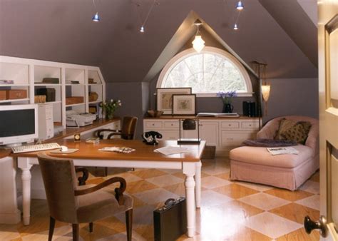 16 Magnificent Attic Office Design Ideas
