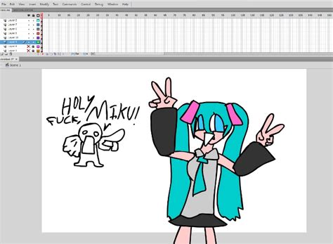 Miku Time By Partybooru On Newgrounds