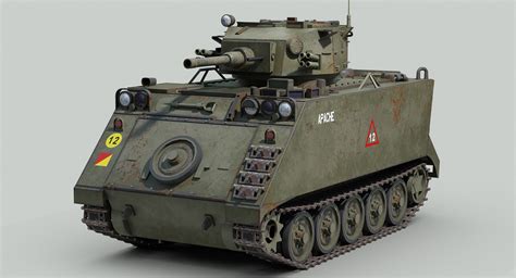 3d Model M113a1 Support Vehicle Turbosquid 1397079