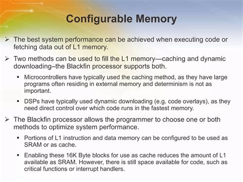 Blackfin Processor Core Architecture Part 3 Ppt Data Storage And
