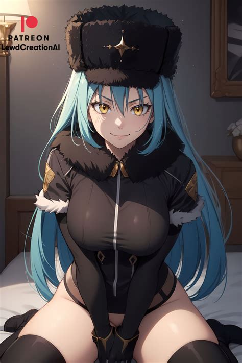 Rule 34 Ai Generated Blue Eyes Blush Blush Lines Breasts Cosplay Glowing Eyes Golden Eyes Hat