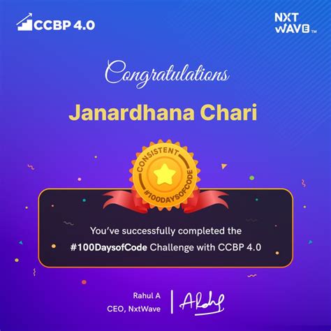 codingchallenge 100dayschallenge nxtwave milestoneachieved