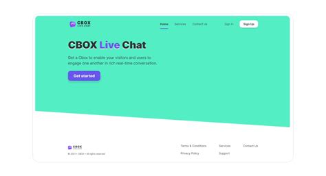 Cbox Live Chat Website On Behance