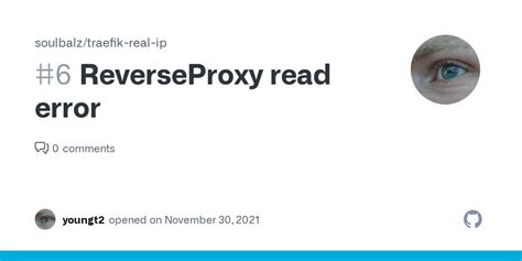 ReverseProxy Read Error Issue 6 Soulbalz Traefik Real Ip GitHub
