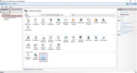 iis shared configuration 4sysops