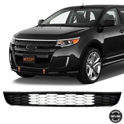 2011 2014 Ford Edge Lower Front Bumper Grille Black Insert For 6
