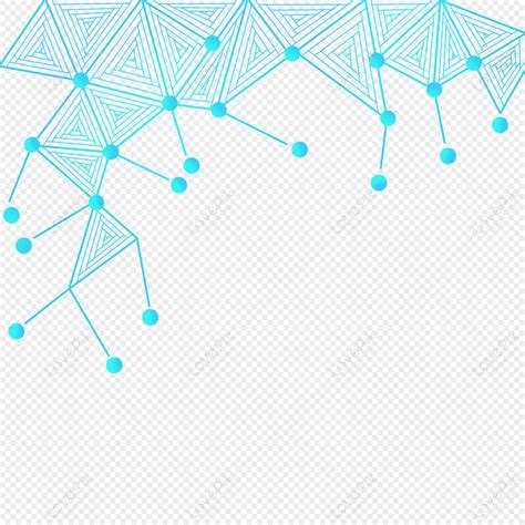 푸른 기술 창조적 인 기하학 패턴 Png 일러스트 무료 다운로드 Lovepik