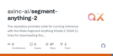 GitHub Axinc Ai Segment Anything The Repository Provides Code For Running Inference With