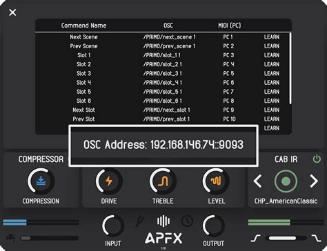 Midi Osc Setup Apfx