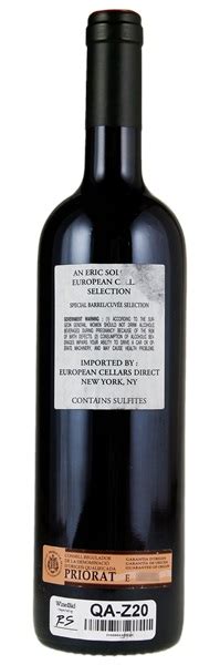 2000 Clos I Terrasses Red Wine, Proprietary Red | WineBid | Wine for Sale