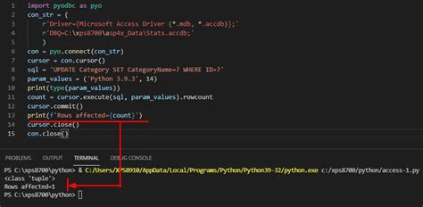 Python Pythonでms Accessのデータベースを処理するには【python】article002