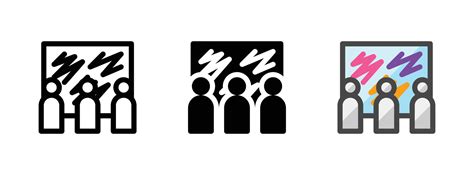 Multipurpose Gallery Icon In Outline Glyph Filled Outline Style