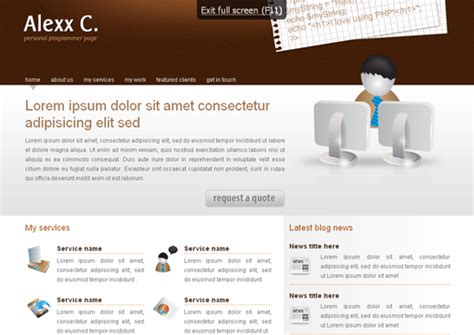 50 Free CSS X HTML Templates Noupe
