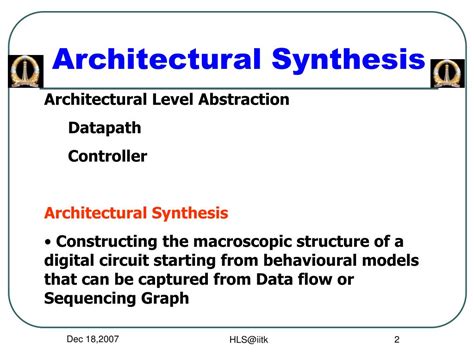 Ppt High Level Synthesis Ii Powerpoint Presentation Free Download