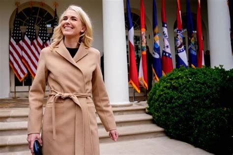 Trumps Mystery Blonde Aide Natalie Harp Credits Potus For Saving Her