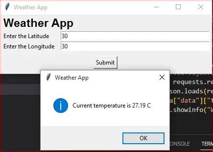 Weather App Using Python