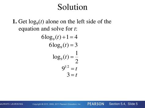 Chapter 5 Logarithmic Functions Ppt Download