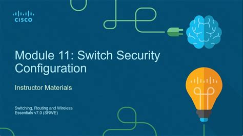 Ccna 2 Module 11 Switch Security Configuration Youtube