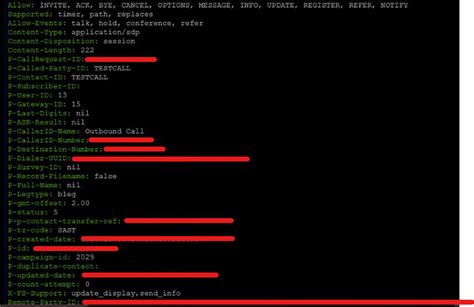 Preserve P Options In Sip Packet Configuration Freepbx Community