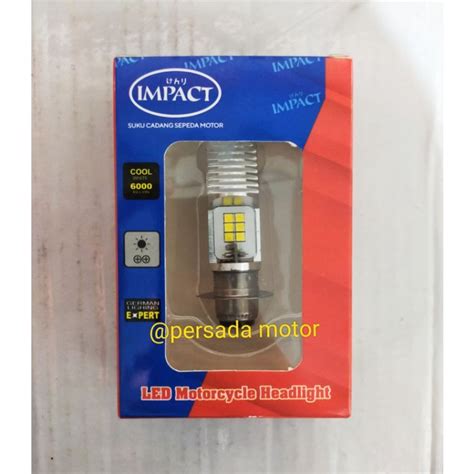 Jual LAMPU LED H6 12 TITIK LED 2 SISI IMPACT ORIGINAL Shopee Indonesia