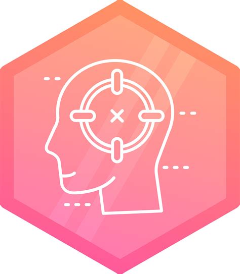 Target Gradient Polygon Icon 38255061 Vector Art At Vecteezy