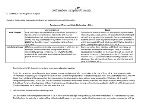 Cj 112 Module Four Assignment Functions And Processes Related To