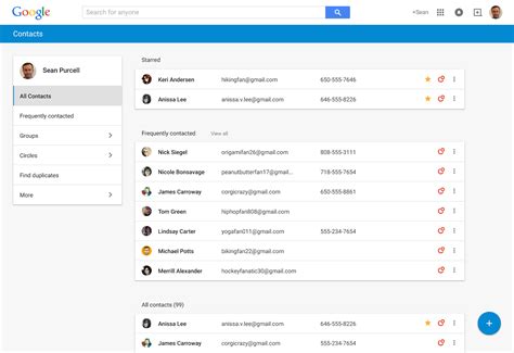 Google Releases Preview Of The New Google Contacts Web Interface