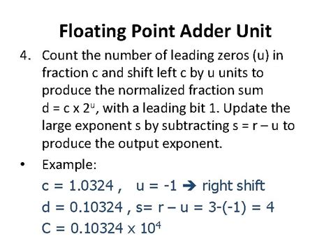 Principles Of Linear Pipelining Example Floating Point Adder