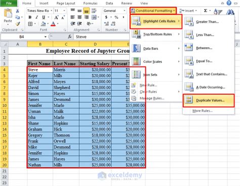 How To Compare Rows In Excel For Duplicates Exceldemy
