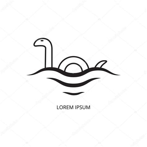 Cute Nessie Logo Stock Vector By ©shemoto 65807191
