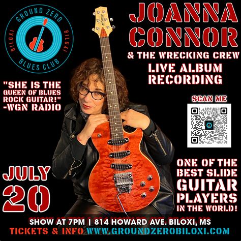 Joanna Connor And The Wrecking Crew Live Album Recording Ground Zero