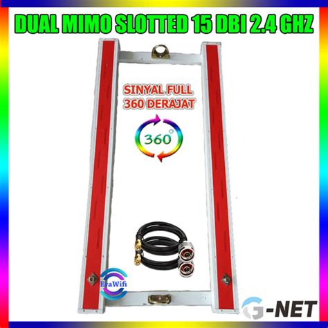 Jual Antena Wifi Hotspot Rt Rw Net Dual Mimo Slotted Ghz Derajat X Dbi Kab
