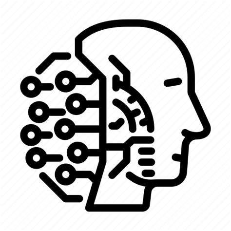 head profile deep learning integration neuralnetworks robotics icon download on iconfinder